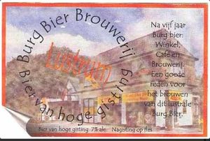 Drink Label: Lustrum BurgBier (Burg Bieren, NetherlandsCol:NL-BEER-009203