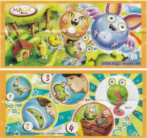 Meal Toy: Frog (Kinder Surprise, Europe) (Kinder - Inflatable animals ...