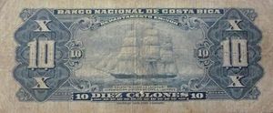 Banknote: 10 Colones (Costa Rica(1942-1949 Series G Issue) Wor:P-210a.1