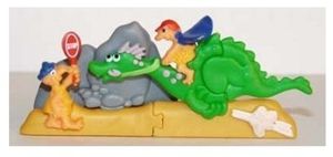 Meal Toy: Dinosaur - Stop (Kinder Surprise, Europe(Kinder - Prehistory ...