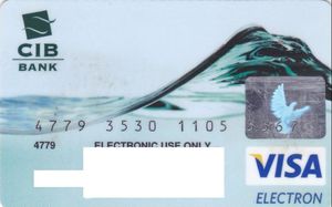 Bank Card: CIB Bank (CIB Bank, Hungary) Col:HU-VE-0019.01