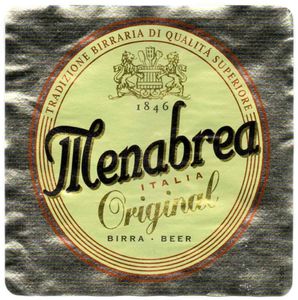 Drink Label: Menabrea Original (Menabrea Birra S.p.A., Italy) Col:IT ...