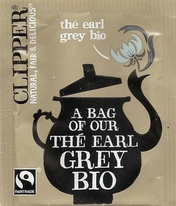 Theezakje: Thé earl grey (Clipper, Frankrijk(Bio) Col:TB-FR-04604 🍵