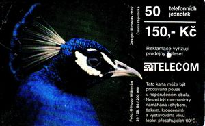 Phonecard: Peacock (SPT Telecom, Czech Republic) (C - Public Issues ...