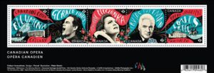 Stamp: Canadian Opera - Souvenir Sheet (Canada(Canadian Opera Singers ...