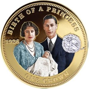 מטבע: 1 Crown (Crowning Moments - Birth Of a Princess) (טריסטאן דה ...