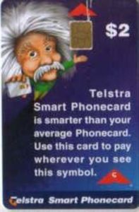 Phonecard: Einstein Cartoon - Adelaide (Telstra, Australia((P Series ...
