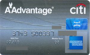 Bank Card: American Express Aadvatage citi US (Citibank, United States ...