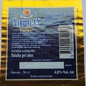 Etiqueta de bebida: Xirdalan (Baku-Kastel, AzerbaiyánCol:AZ-BEER-000002 🏷️