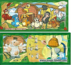 Meal Toy: Sheep (Kinder Surprise, Europe(Kinder - Animals) Col:DE138