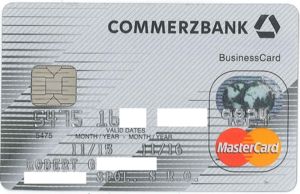 Bank Card: Commerzbank (Commerzbank, Czech RepublicCol:CZ-MC-0100