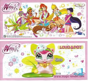 Meal Toy: Coco (Kinder Surprise, Europe) (Kinder - Winx Club - Love ...