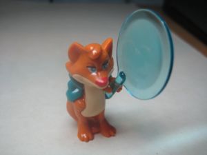 Meal Toy: Fox with magnifying glass (Kinder Surprise, Europe(Joy - Game ...