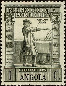 Stamp: Vasco da Gama (1469-1524) (Angola(Portuguese Empire) Mi:AO 266 ...