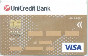 Bank Card: UniCredit Bank Gold Debit (UniCredit Romania, RomaniaCol:RO ...