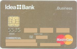 Bank Card: Idea Bank Gold Business (Idea Bank, RomaniaCol:RO-MC-0217