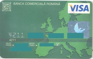 Cartões de bancos: Europe Map (Banca Comerciala Romana, RomêniaCol:RO ...