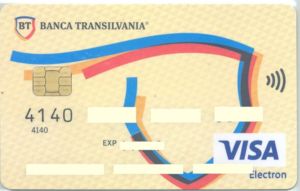 Bank Card: BT new sigla (Banca Transilvania, RomaniaCol:RO-VE-0121.01