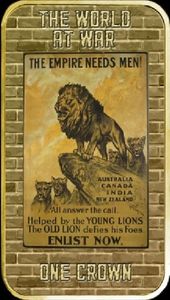 Münze: 1 Crown (World at War Iconic Posters, The Empire Needs Men ...