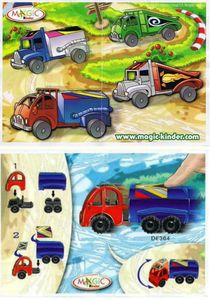 Meal Toy: Red (Kinder Surprise, Worldwide(Joy - Trucks) Col:DE364