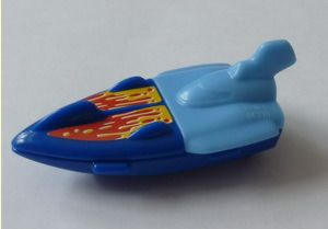 Meal Toy: Speedboat (Kinder Surprise, Worldwide) (Joy - Boats) Col:DE370