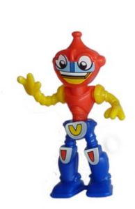 Meal Toy: Red head (Kinder Surprise, Worldwide(Joy - Robots) Col:DE371a