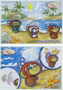 Meal Toy: Cat (Kinder Surprise, Argentina) (Joy - Animals under water ...