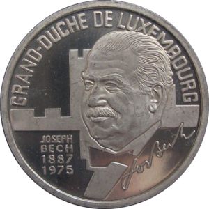 Coin: 5 Ecu (Joseph Bech) (Luxembourg(1992~1998 - Ecu (Pre Euro)) Unu:x35