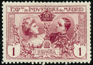 Stamp: Industry Exhibition Madrid (Spain(Expo Madrid 1907) Mi:ES AIe,Yt ...