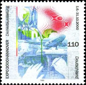 Stamp: World Exhibition EXPO 2000, Hannover (Germany, Federal Republic ...
