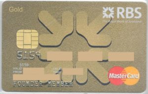 Bank Card: RBS Gold (Royal Bank of Scotland (RBS), RomaniaCol:RO-MC-0247