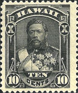 Stamp: King Kalakaua (1836-1891) (Hawaii(Famous people) Mi:US-HA 25,Sn ...
