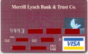 Bank Card: Merrill Lynch Bank & Trust Co. (Merrill Lynch Bank & Trust ...