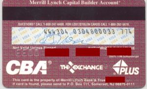Bank Card: Merrill Lynch Bank & Trust Co. (Merrill Lynch Bank & Trust ...