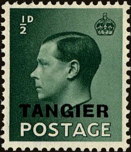Stamp: King Edward VIII (1894-1972) (Tangier, British Post Office(King ...