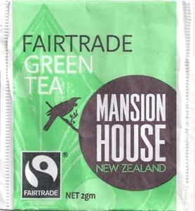 Tea Bag: Fairtrade Green Tea (Mansion House, New Zealand(Fairtrade) Col ...