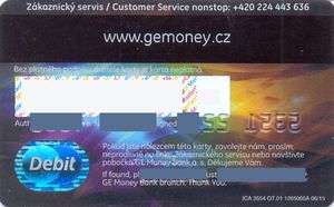 Tarjeta de Banco: GE Money Bank - bene+ (GE Capital Bank, República ...