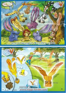 Meal Toy: Lion (Kinder Surprise, Europe(Kinder - Flying animals) Col:NV102