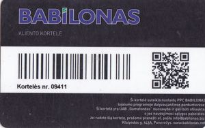 Functional Card: Babilonas (Shops - Supermarkets, Lithuania(Babilonas ...