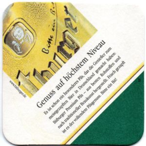 Beer Coaster: Bitburger (Bitburger Brauerei, Germany, Federal ...