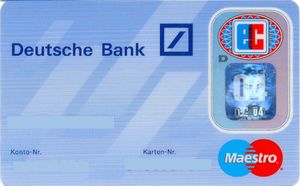 Bank Card: Deutsche Bank EC - Maestro 04 (Deutsche Bank, Germany ...