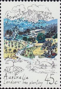 Stamp: Tree Planting (Australia(Land Conservation) Mi:AU 1309,Sn:AU ...
