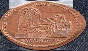 Token: Arco De La Estrella - Caceres (Spain) (Elongated Coins) Col:ES ...