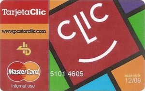 Tarjeta de Banco: Tarjeta Clic (Banco Pastor, EspañaCol:ES-MC-0356