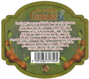 Etiqueta de bebida: Cumanés - Licor de Ponsigué (Licorería La Florida ...