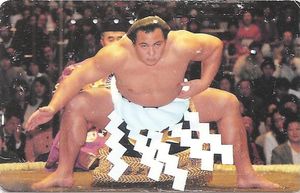 Phonecard: Man - Sumo Wrestling (NTT, Japan(110-011-People) Col:JP-110 ...