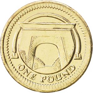 Coin: 1 Pound (Egyptian Arch Railway Bridge) (United Kingdom of Great ...