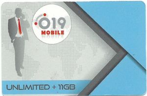 Phonecard: Man - Unlimited + 11 GB (Old Logo) (Mobile Israel, Israel(019 Mobile (Telzar ...