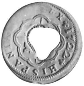 Coin: 2 Bits (Martinique(1761~1802 - Countermarked) WCC:km18
