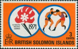 Stamp: Boxing (Solomon Islands(South Pacific Games) Mi:SB 209,Sn:SB 222 ...